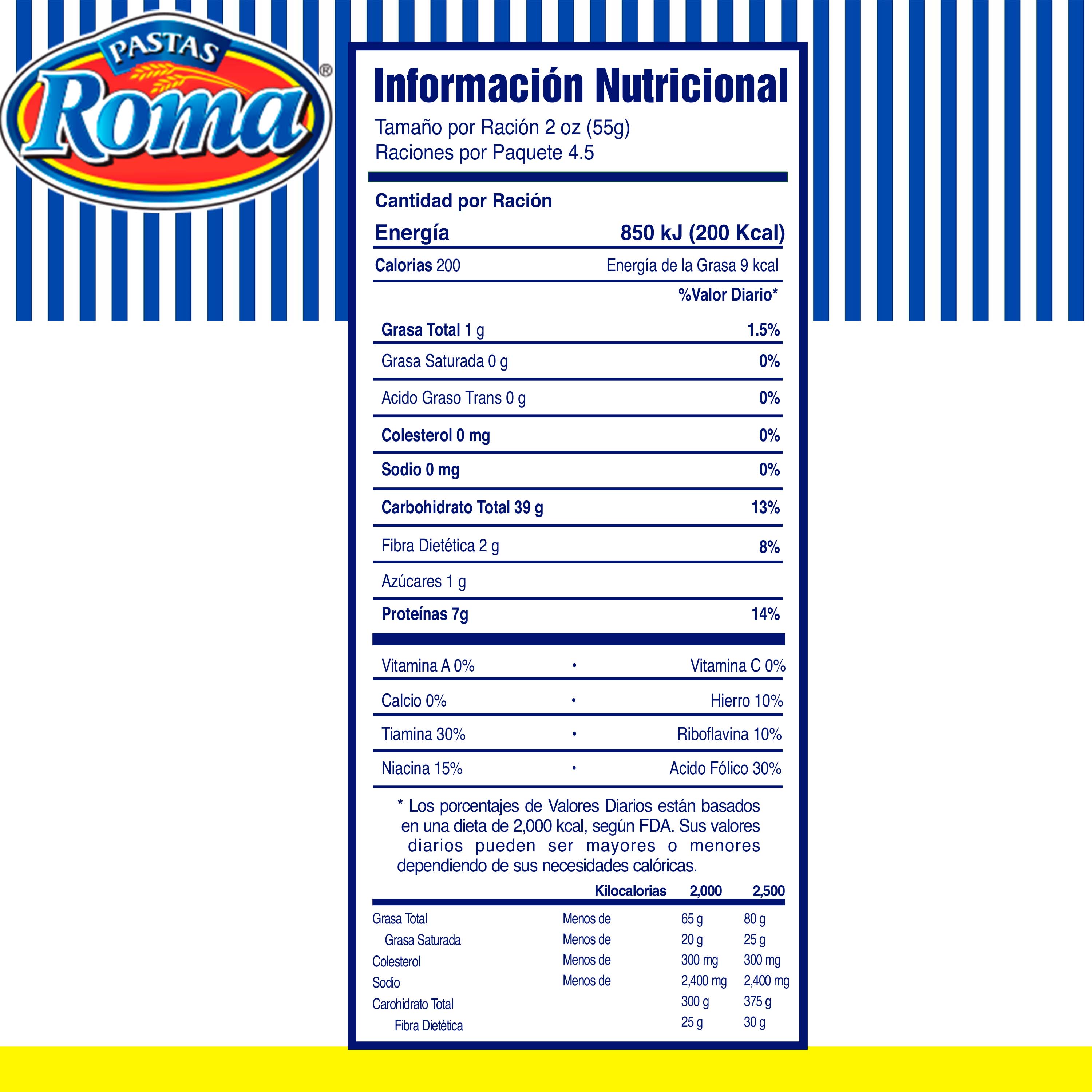 Comprar Pasta coditos Roma enrriquecida - 250 g | Walmart Costa Rica ...