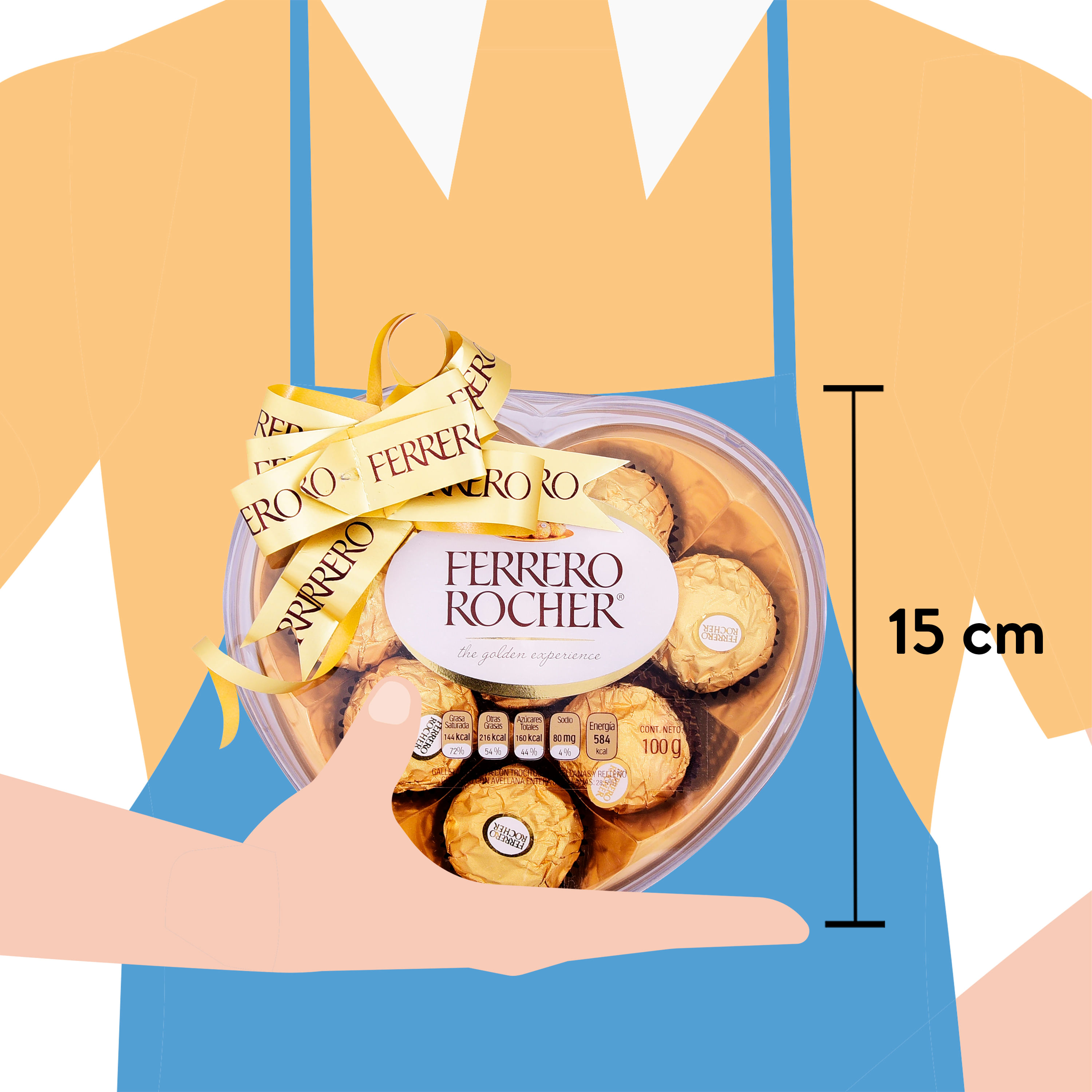 Comprar Chocolates Ferrero Rocher Corazon - 100 g | Walmart Costa Rica ...