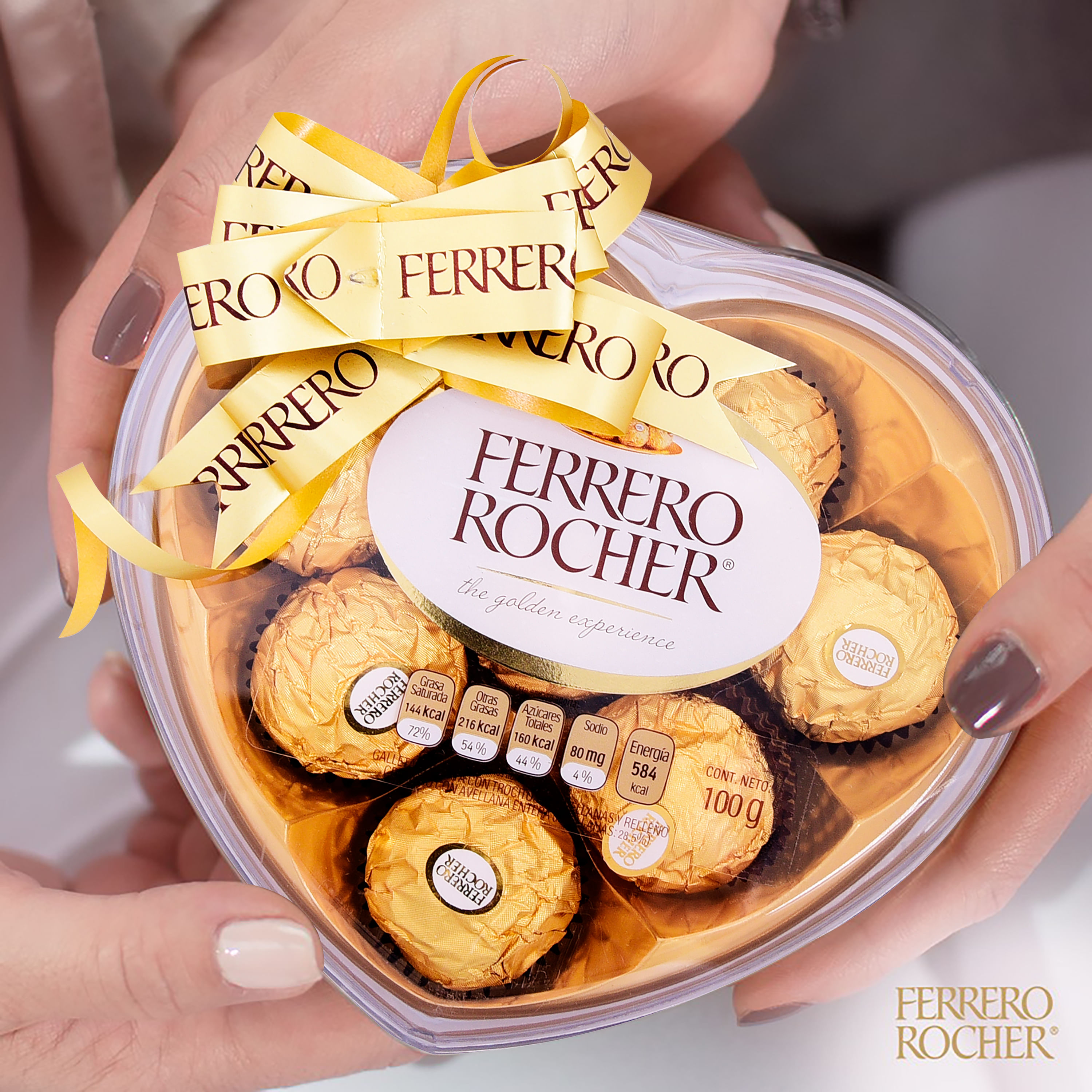 Comprar Chocolates Ferrero Rocher Corazon - 100 g | Walmart Costa Rica ...