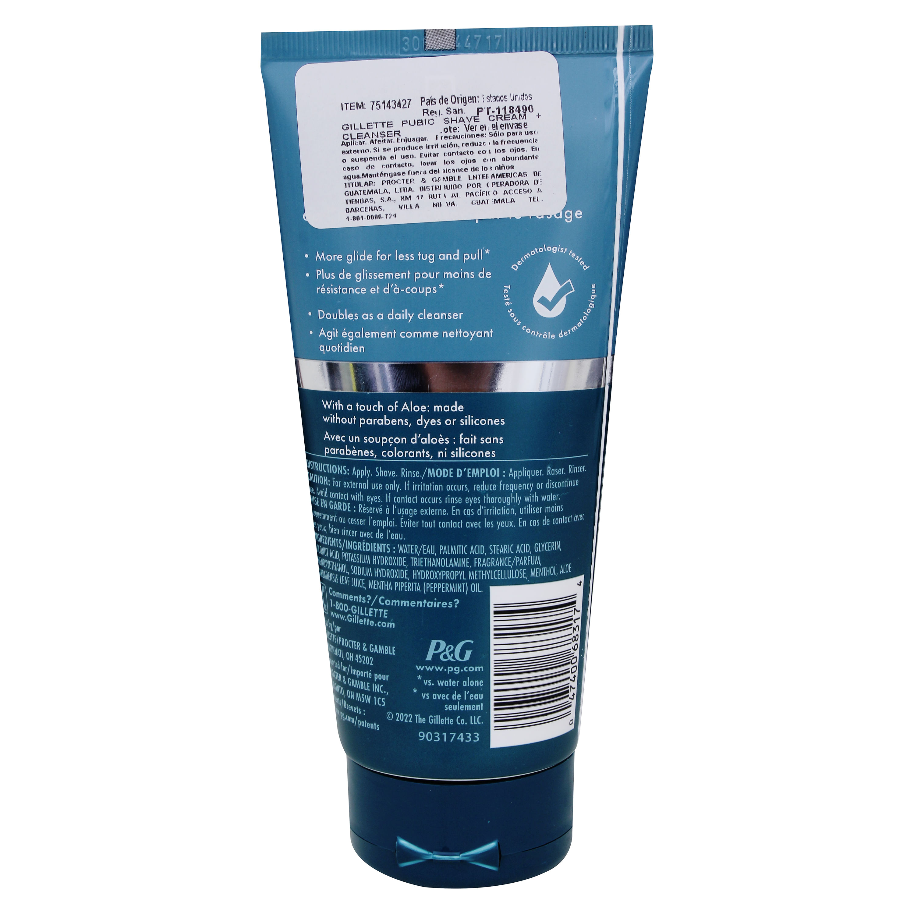 Comprar Crema Gillette para rasurar cara y cuerpor - 177 g | Walmart ...