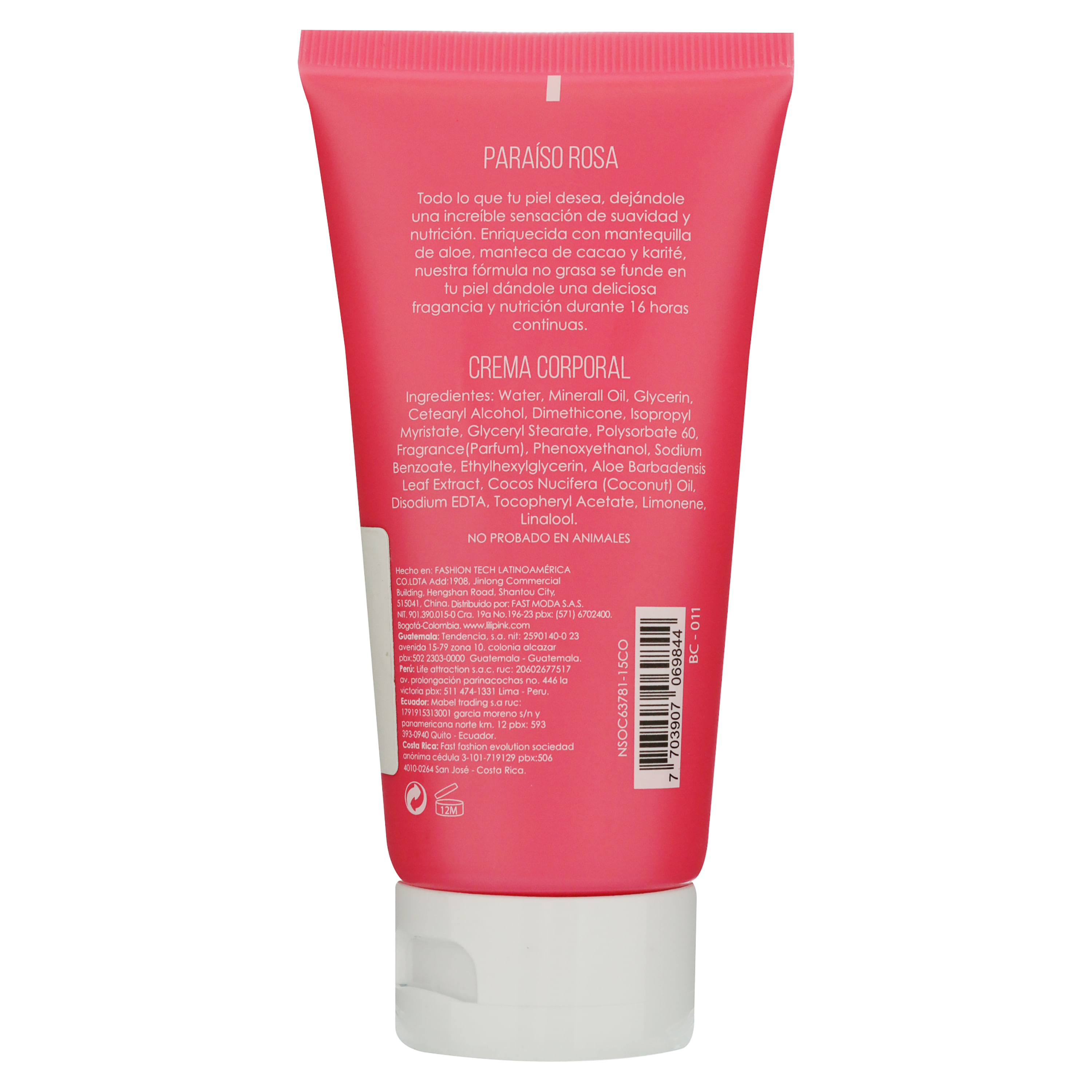 Comprar Crema Corp Paraiso Rosa Lp Bc011 75ml | Walmart Costa Rica