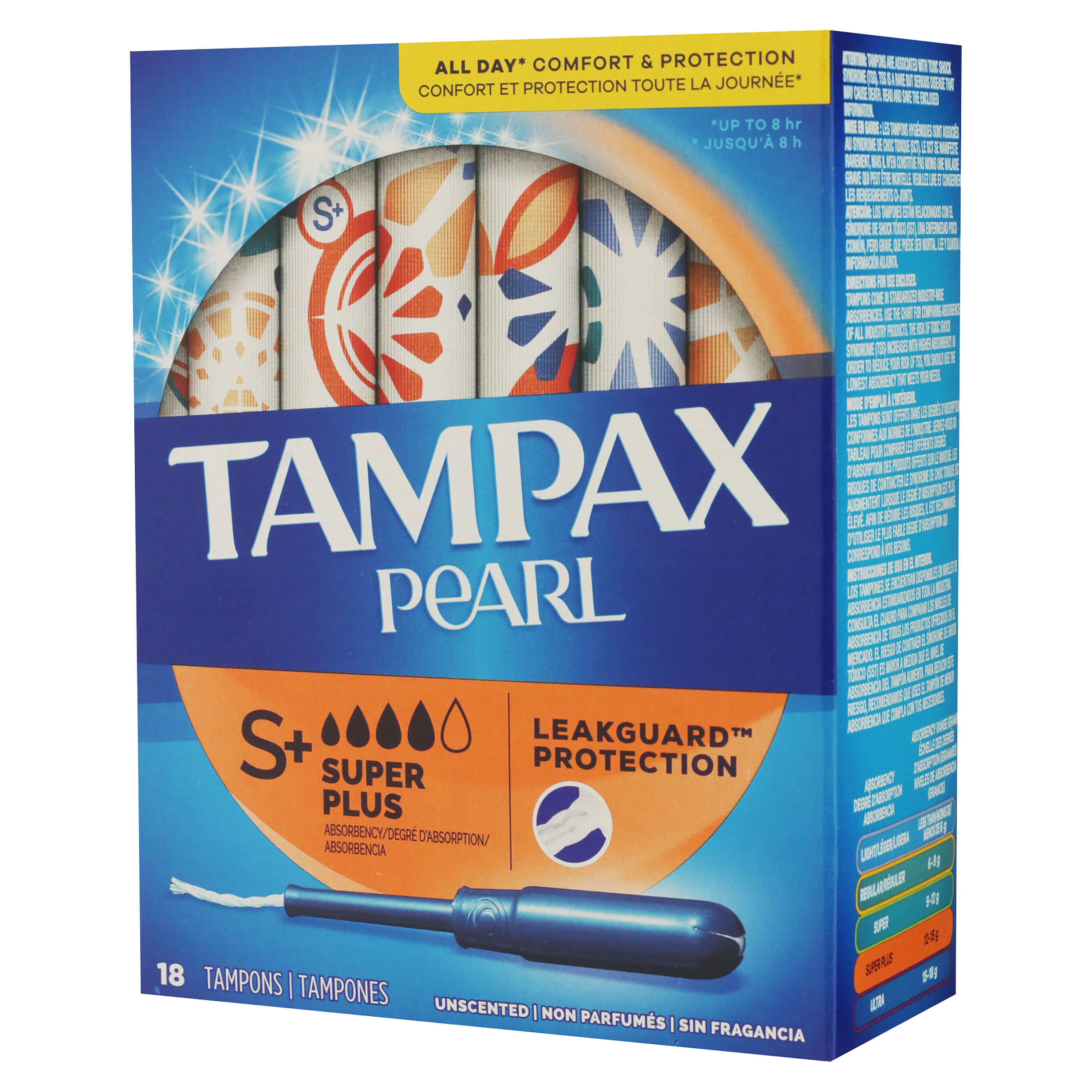 Tampax Pearl Super Plus 18ea