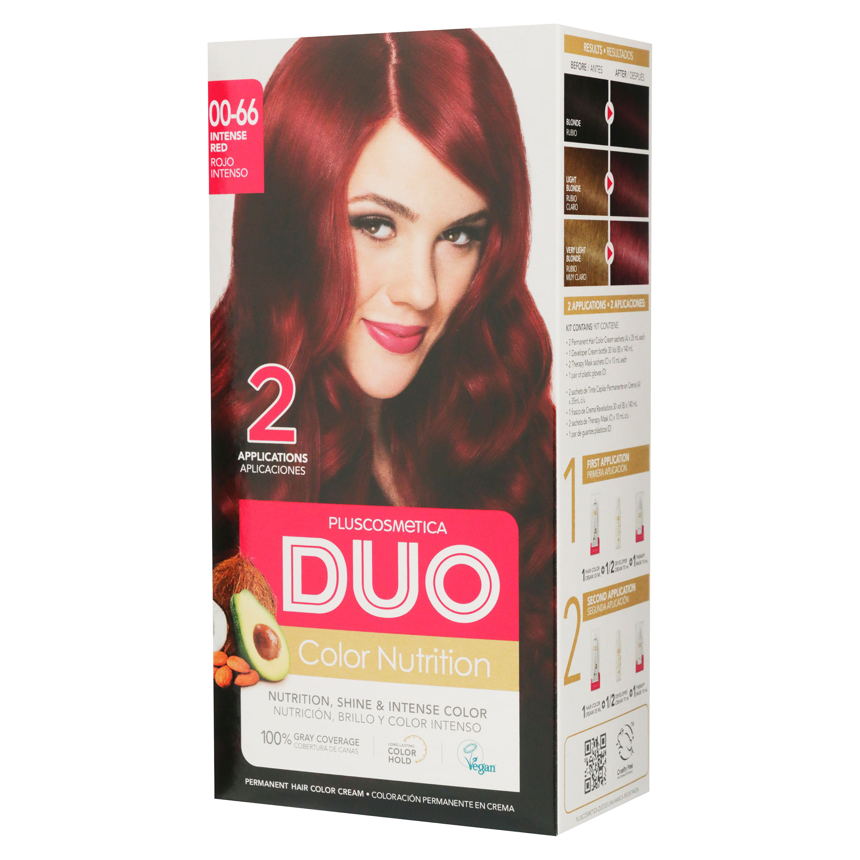 Comprar Tinte Duo Color Kit 00.66 Rojo Intenso - 285 ml | Walmart Costa ...
