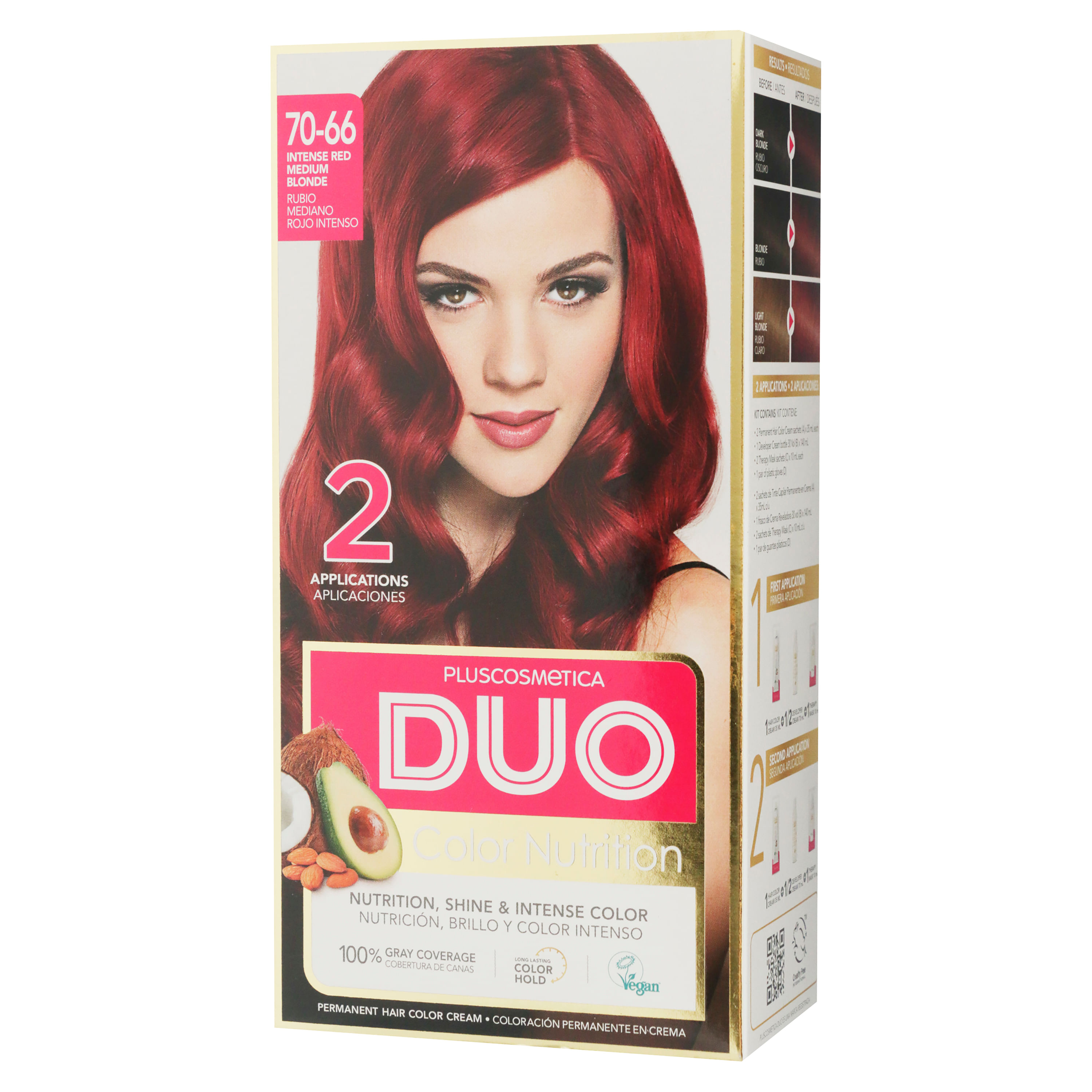 Comprar Tinte Duo Color Kit 70.66 Rubi Rojo Intenso - 285 ml | Walmart ...