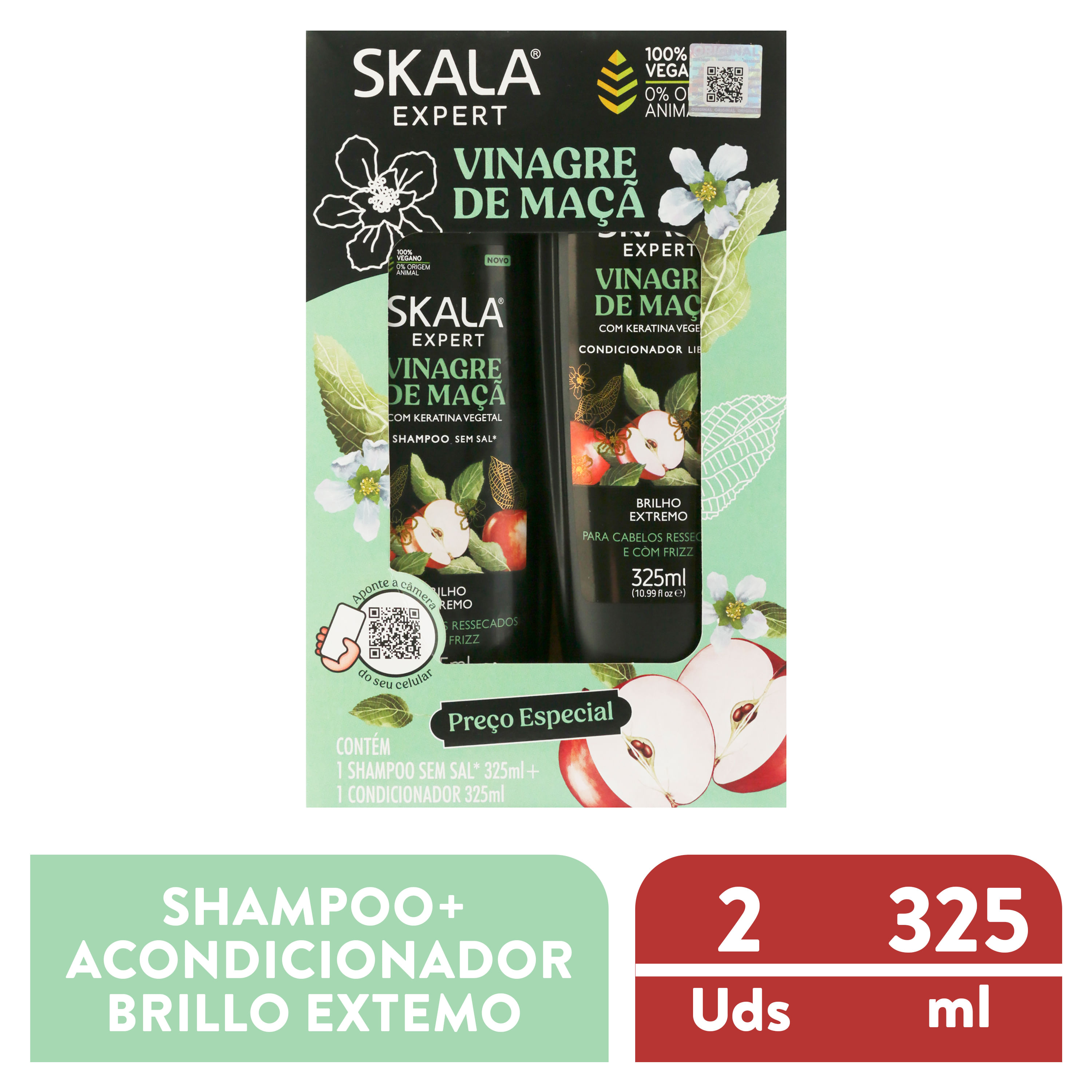 Set Capilar Skala Vinagre De Maca 650ml Set Capilar Skala Vinagre De Maca 650ml