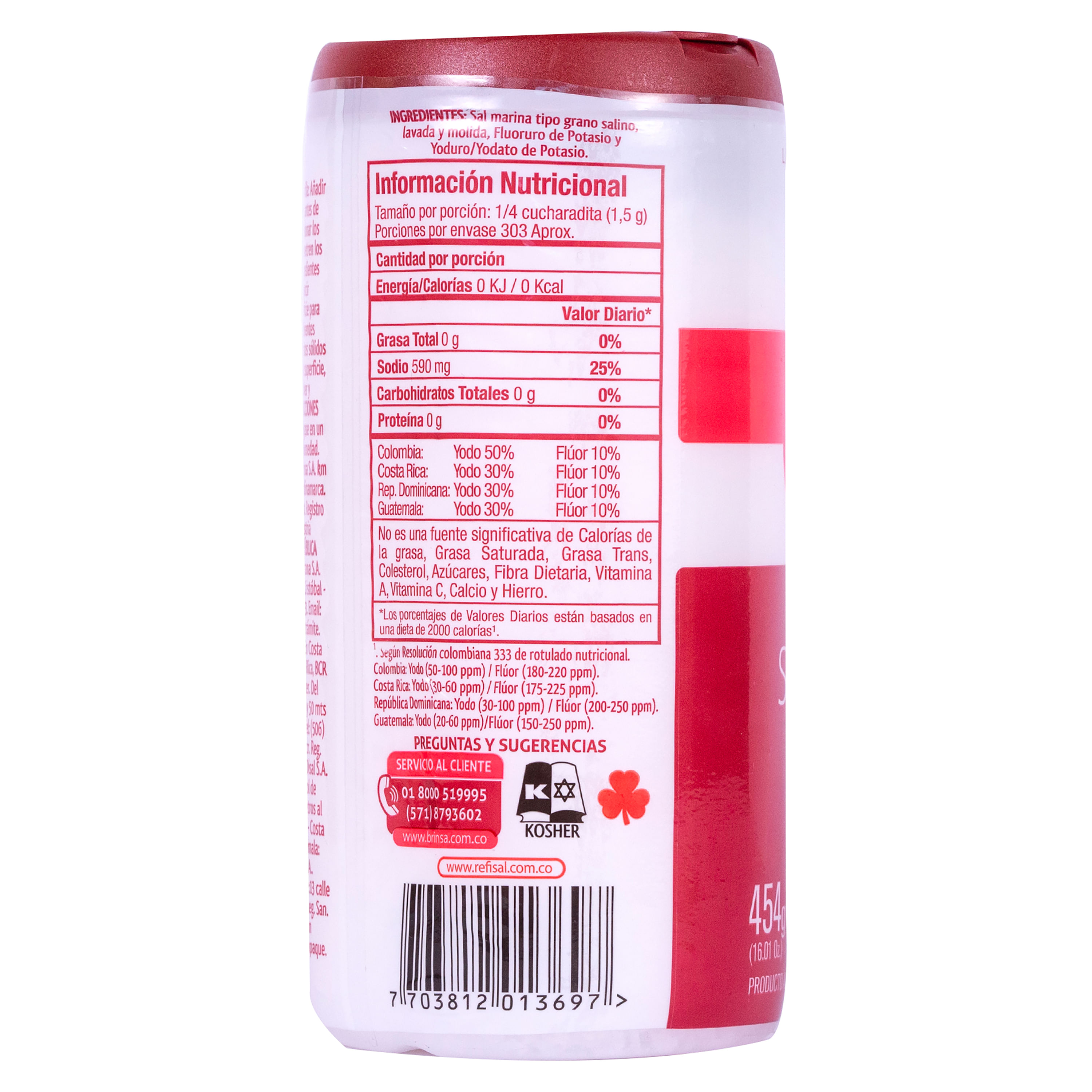 Comprar Sal Refisal Parrillera 454Gr | Walmart Costa Rica - Maxipalí ...