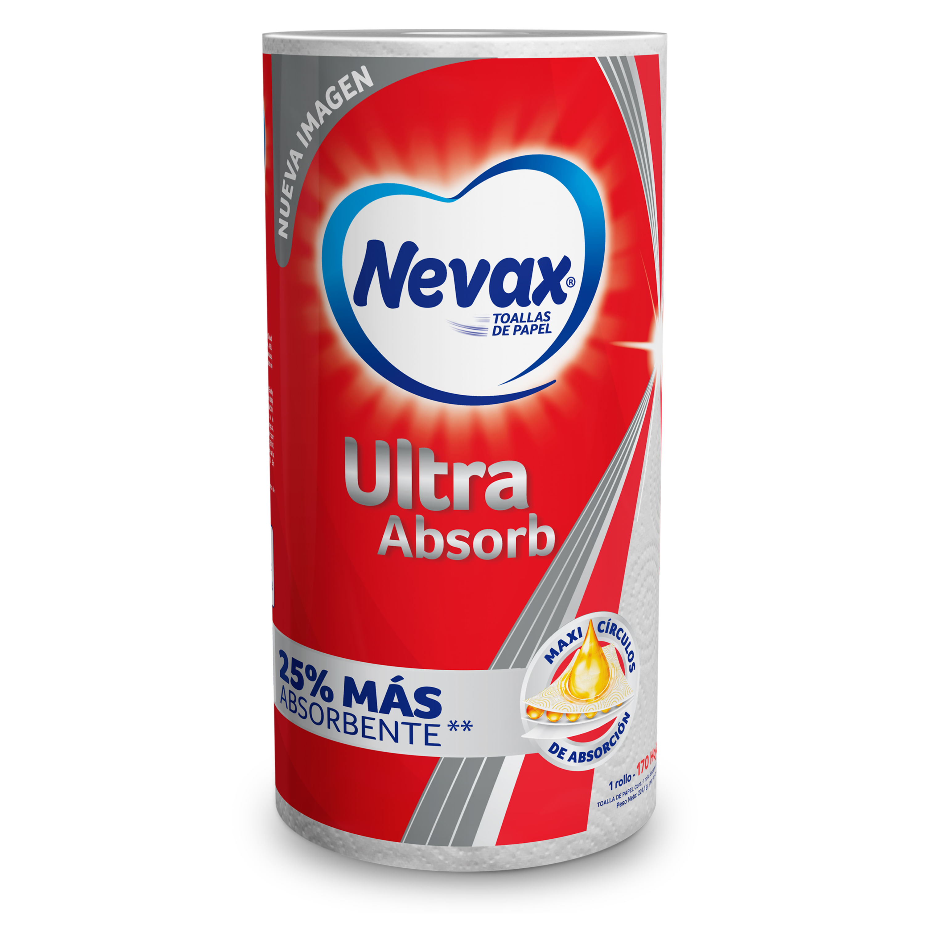 Comprar Toallas De Papel Nevax Ultra Absorb - 1 Rollo | Walmart Costa Rica