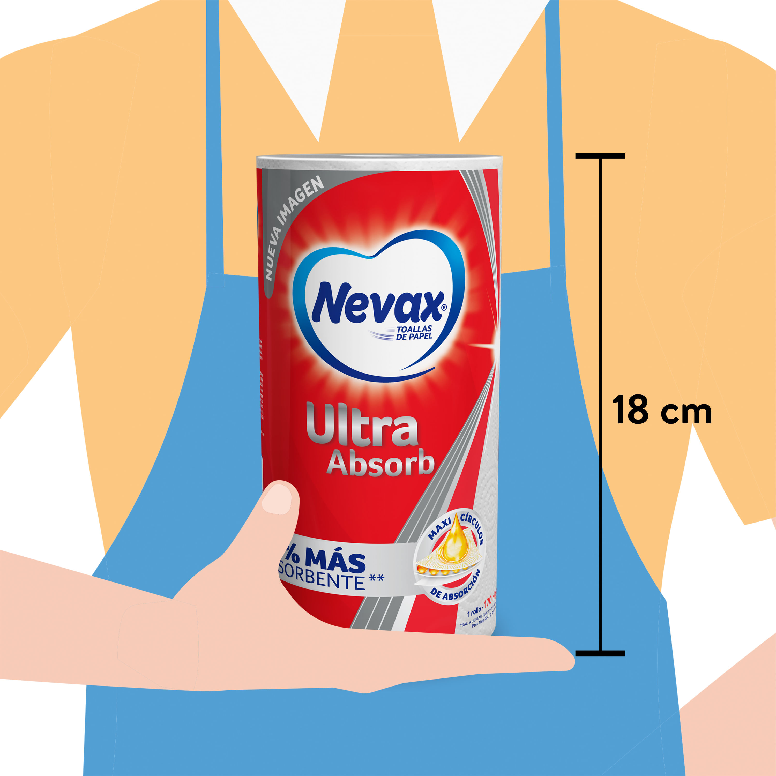 Comprar Toallas De Papel Nevax Ultra Absorb - 1 Rollo | Walmart Costa ...