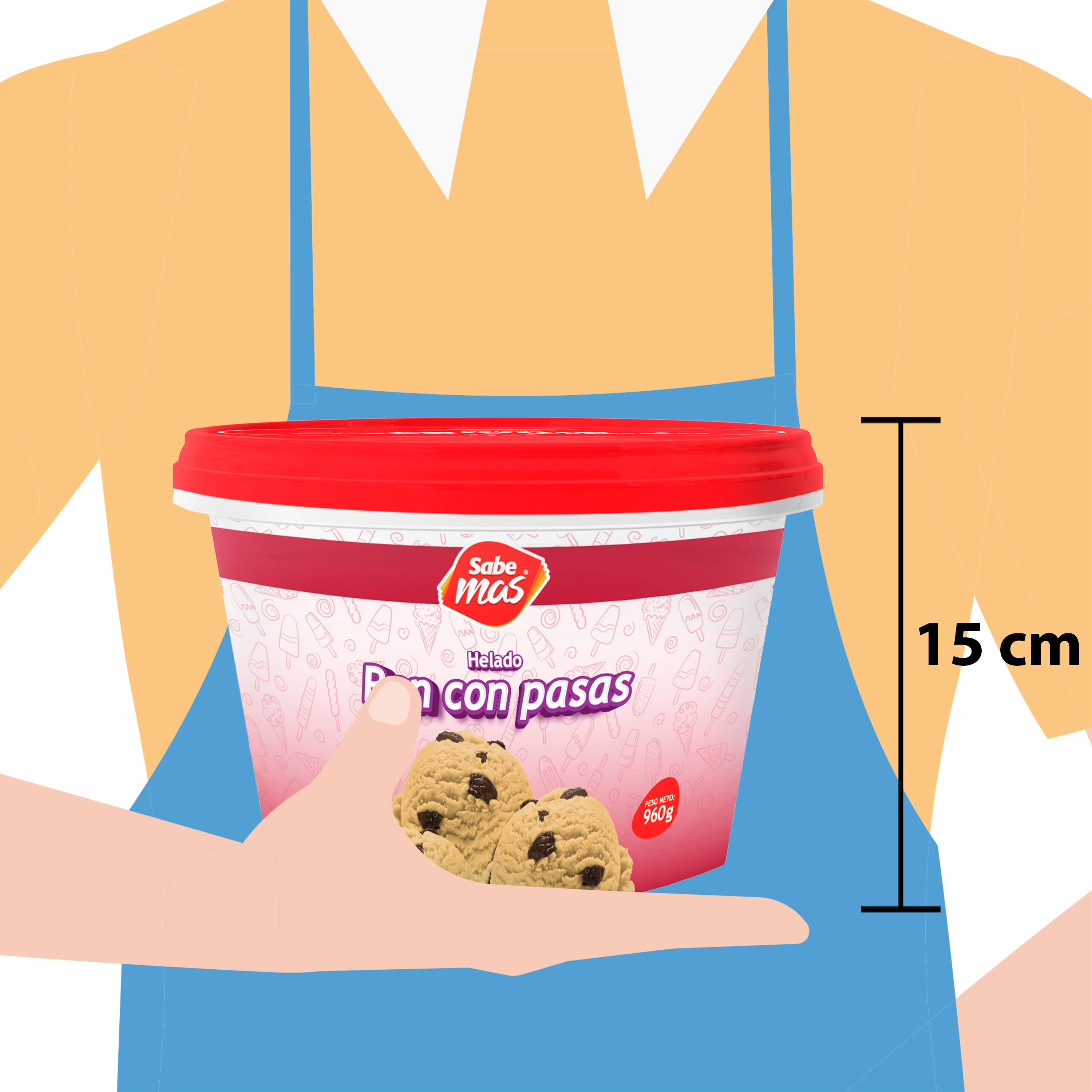 Comprar Helado Sabemas, Ron con pasas -960g | Walmart Costa Rica ...