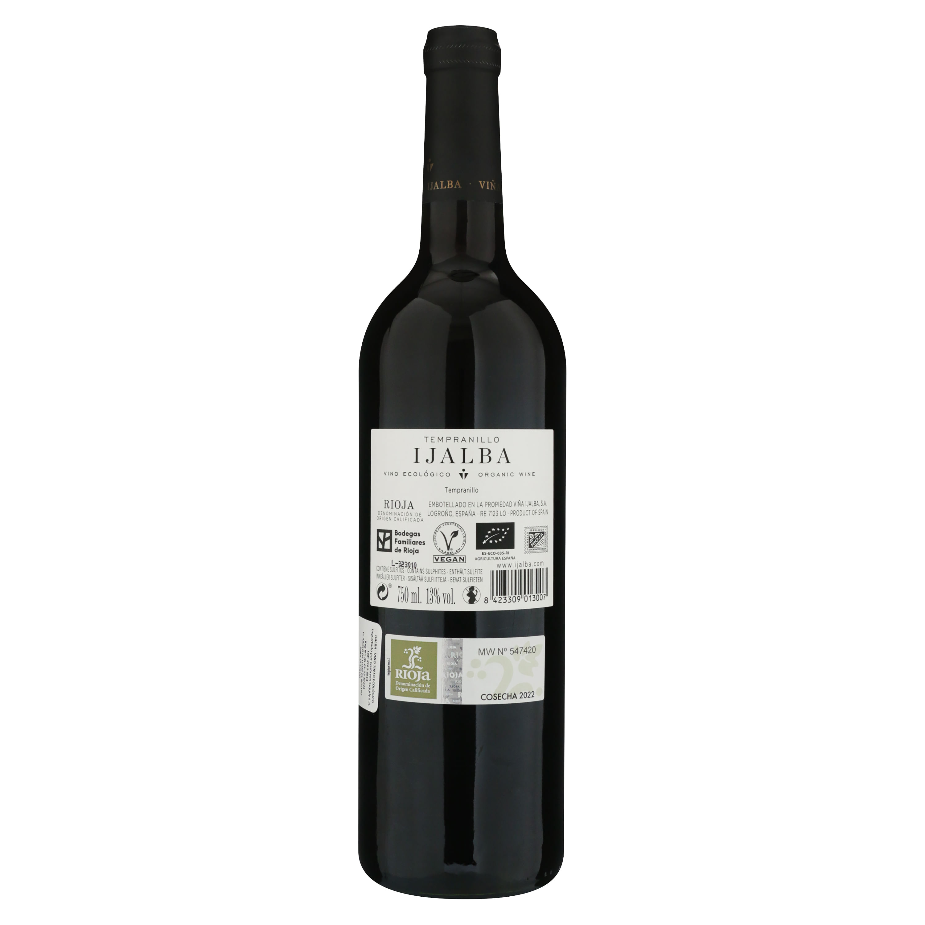 Comprar Vino tinto rioja eco Ijalba tempranillo - 750 ml | Walmart ...