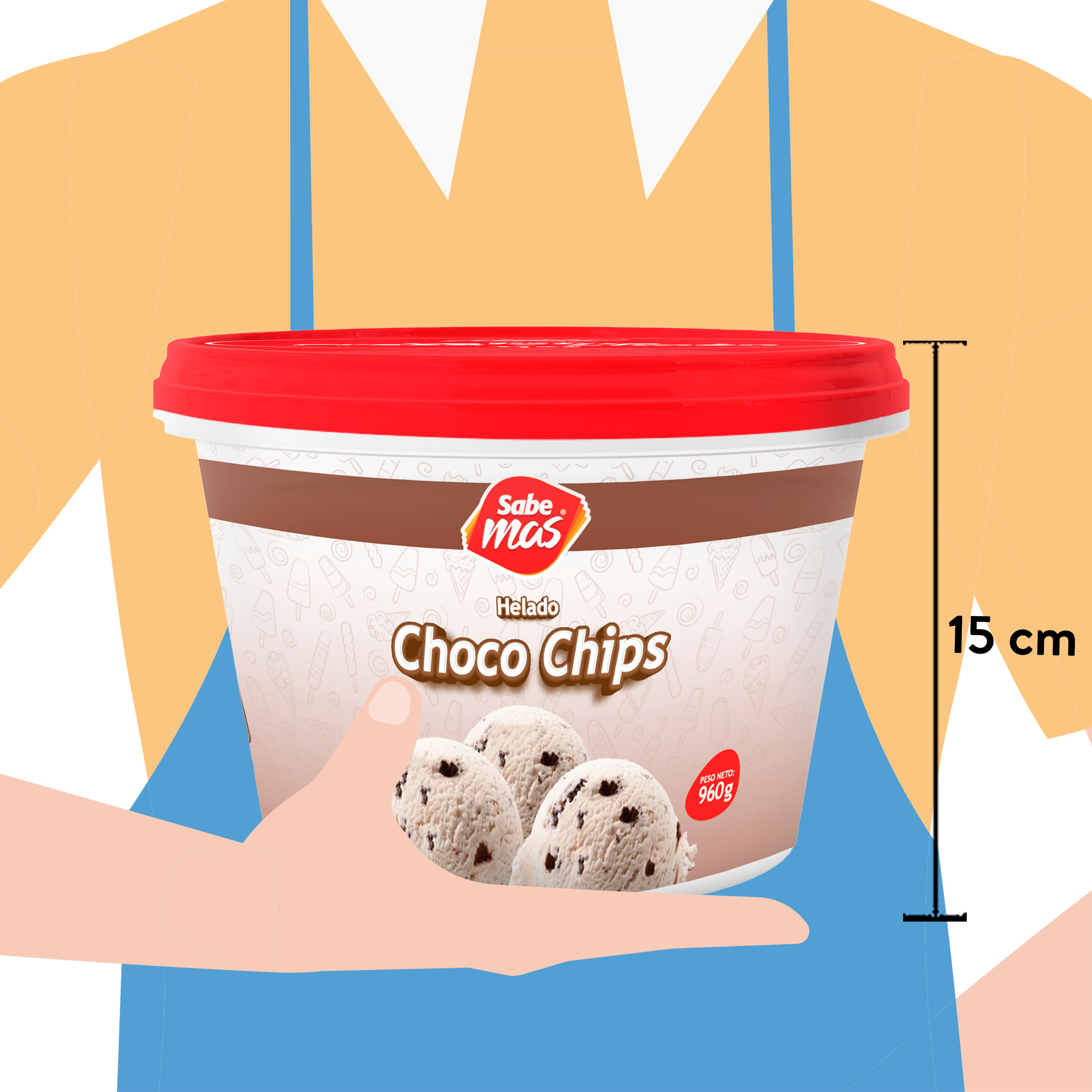 Comprar Helado Sabemas choco chips - 960 g | Walmart Costa Rica - Maxipalí | Costa Rica