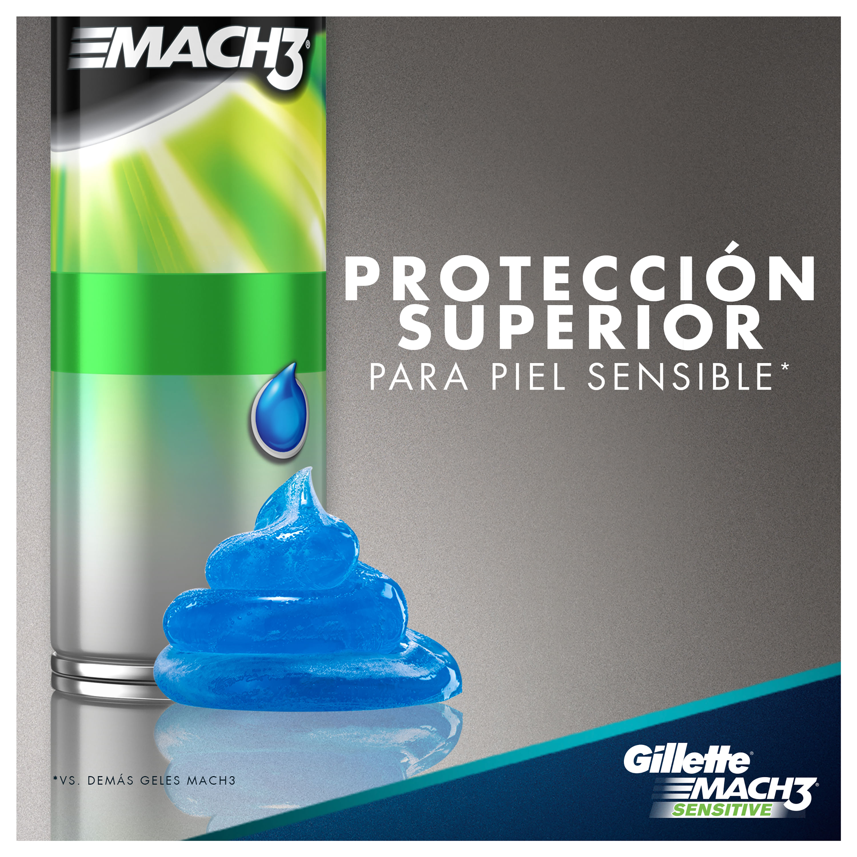Comprar Gel para rasurar Gillette Mach3 Sensitive -200 ml | Walmart ...
