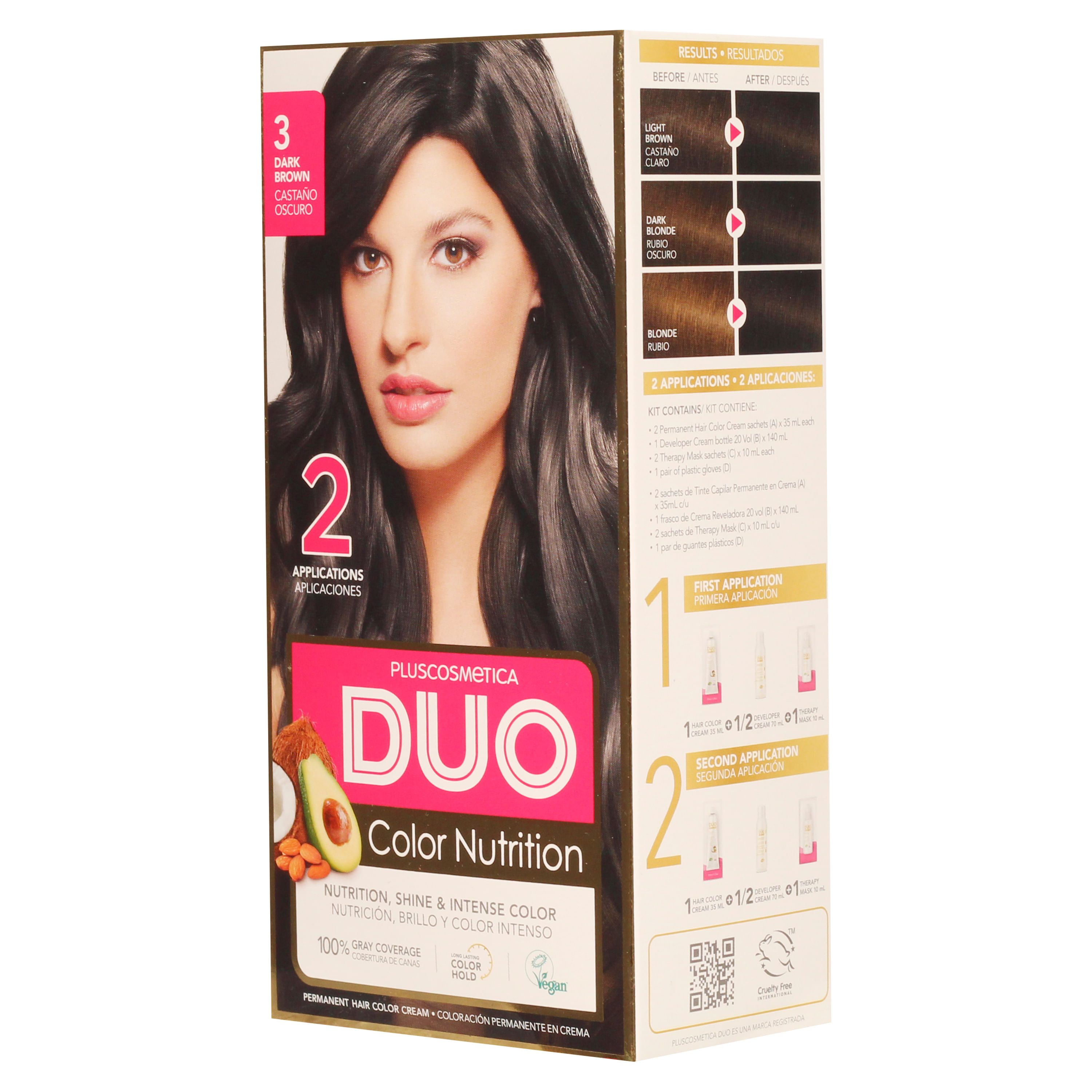 Comprar Tinte Cabello Kit Duo No.3 Castaño Obscuro Para Cabellero - 210 ...