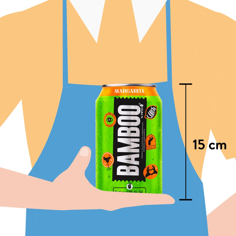 Comprar Bebida Alcohólica Bamboo Margarita Lata - 350 ml | Walmart ...