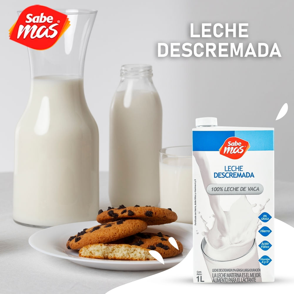 Comprar Leche Sabemas, UHT Descremada -1L | Walmart Costa Rica ...