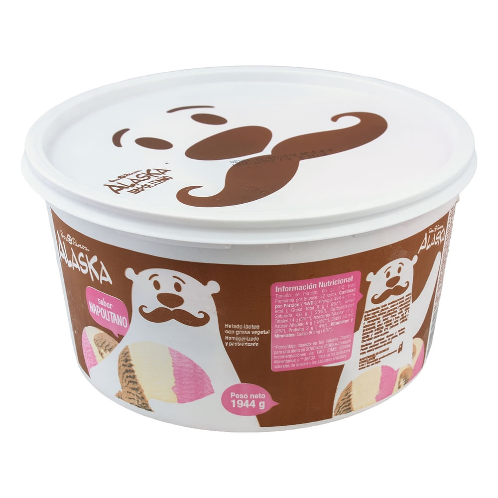 Comprar Helado Dos Pinos Alaska napolitano - 1944 g | Walmart Costa ...