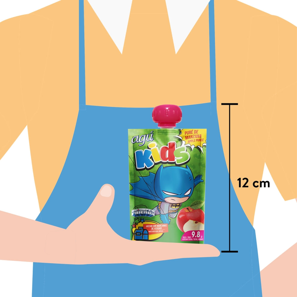 Comprar Colado Agú Súper Amigos, Sabor Manzana Doypack -113 gr ...