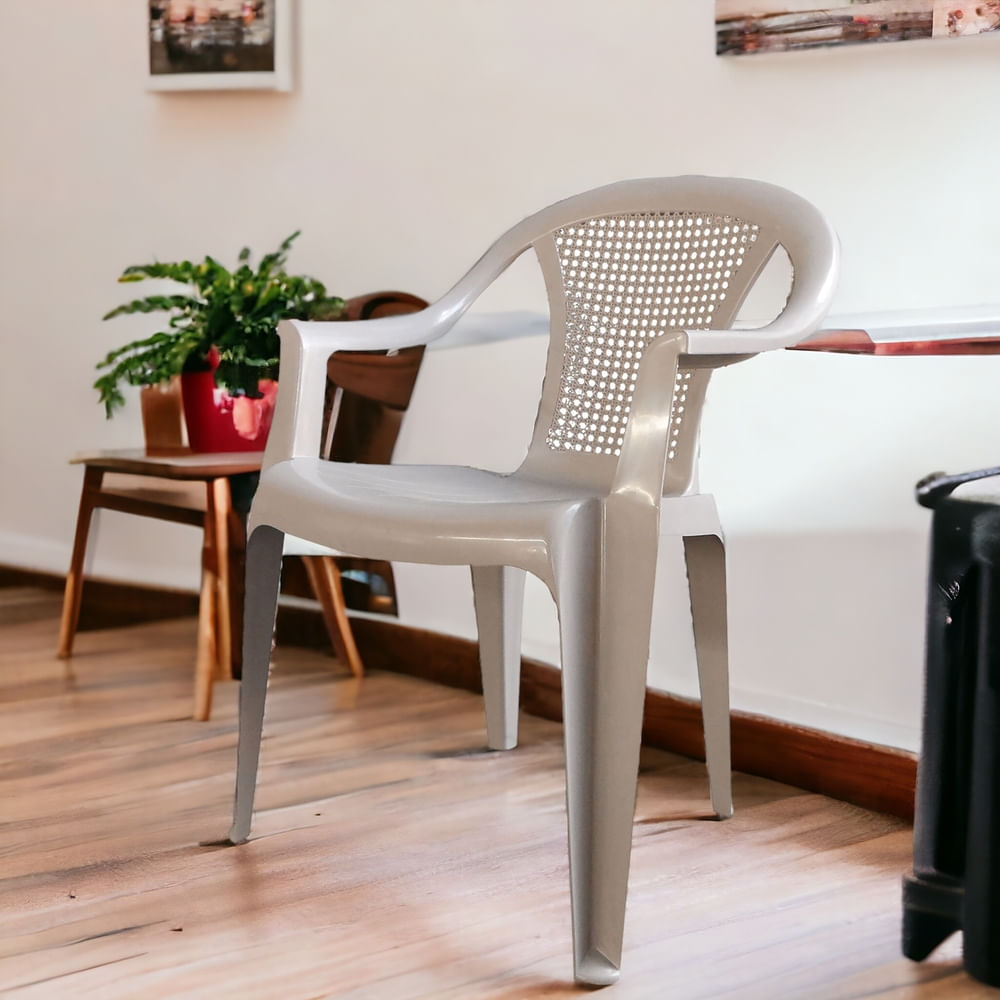 Comprar Silla Megaplast turin con brazos color beige - 1 Ud | Walmart ...