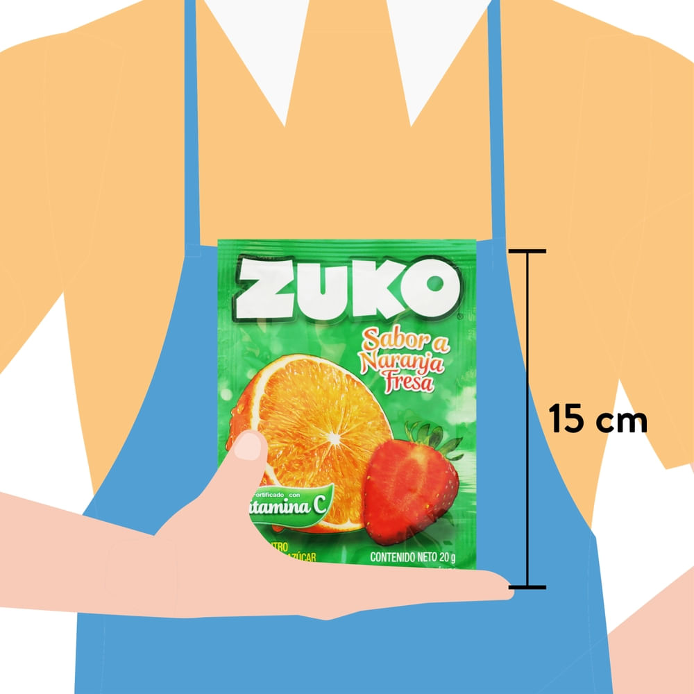 Comprar Bebida Zuko Sabor Naranja y Fresa - 20 g | Walmart Costa Rica ...