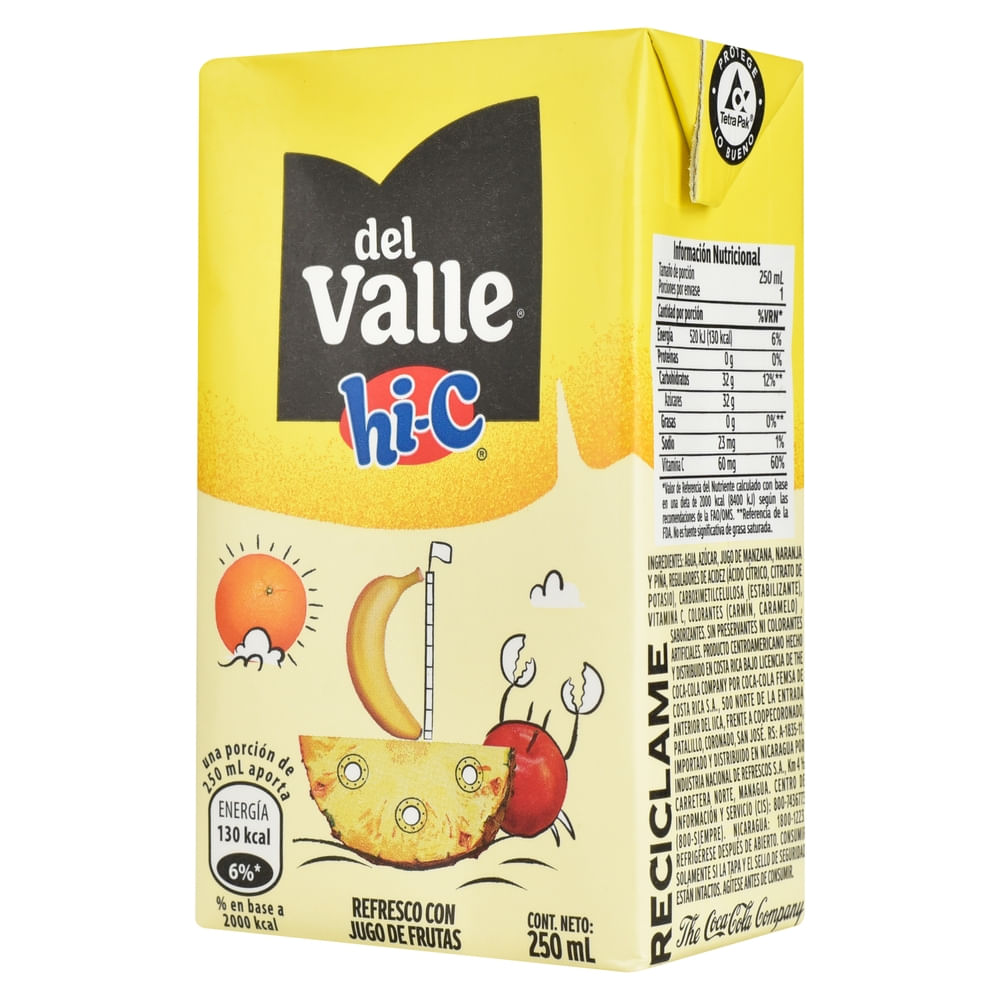 Comprar Refresco Hi C Frutas tetra brick -250 ml | Walmart Costa Rica ...