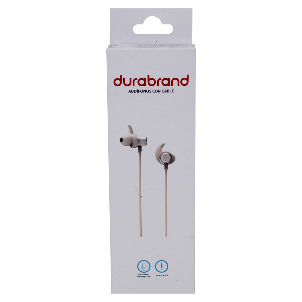 Comprar Auriculares Durabrand con cable color crema | Walmart Costa ...