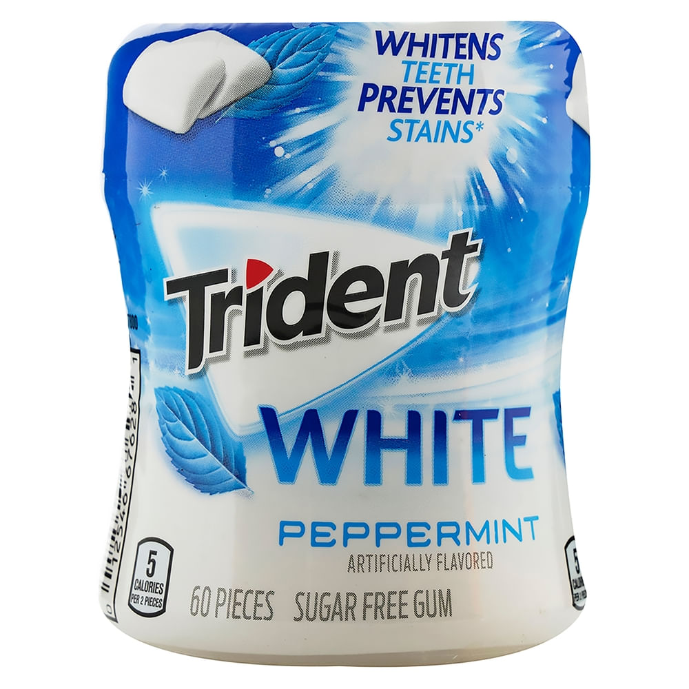 Goma Mascar Trident White Pepper 60P 83G