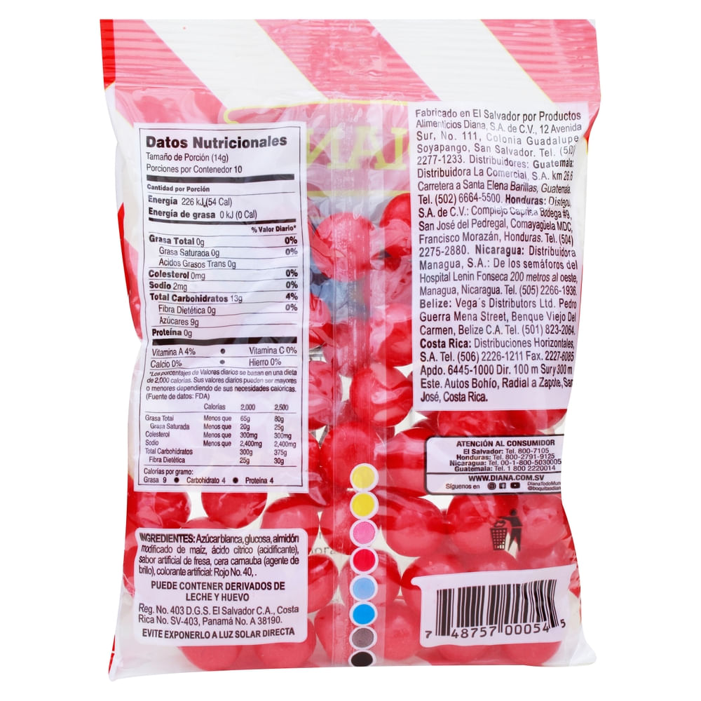 Comprar Dulce Diana cereza - 140 g | Walmart Costa Rica - Masxmenos ...