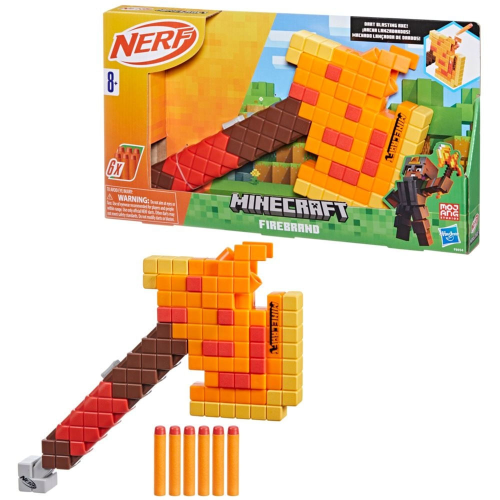 Comprar Lanzador Nerf Minecraft Firebrand | Walmart Costa Rica