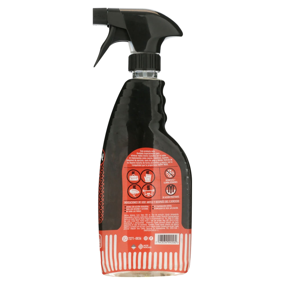 Comprar Desinfectante Happy Nose Equipo Deportivo -500 ml | Walmart ...