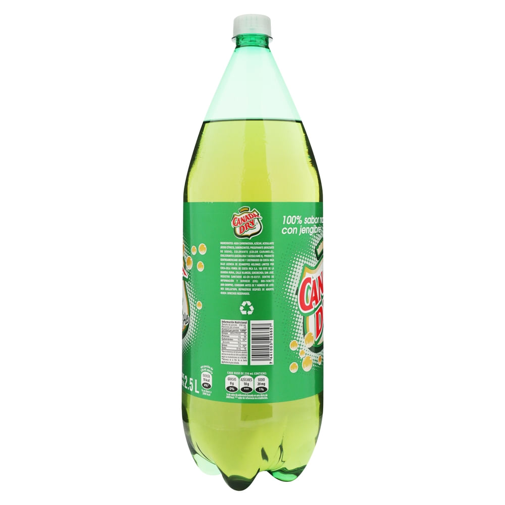 Comprar Refresc Gas Ginger Ale Canada Dry 2500ml | Walmart Costa Rica ...