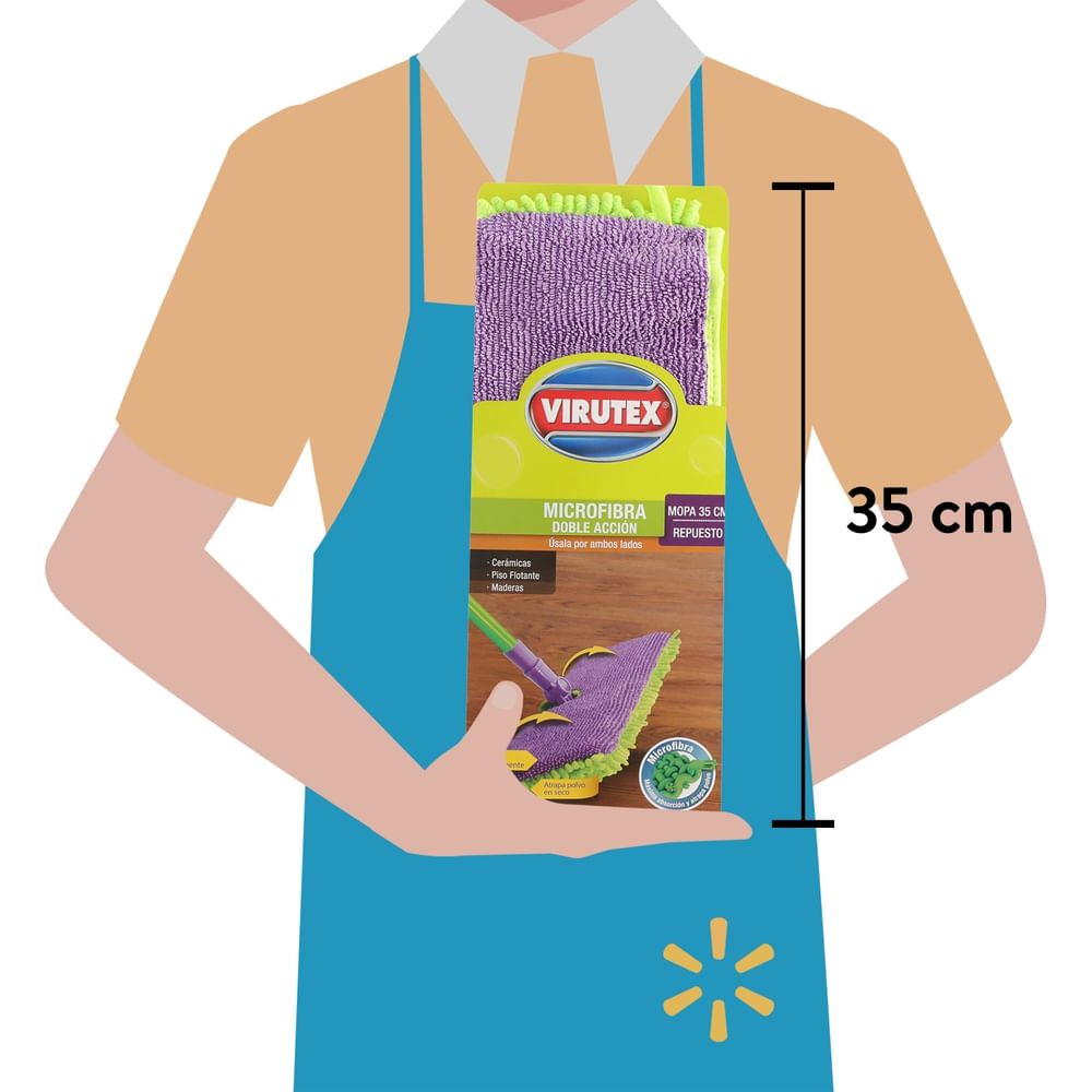 Comprar Mopa Virutex Plana Microfibra Dual | Walmart Costa Rica ...