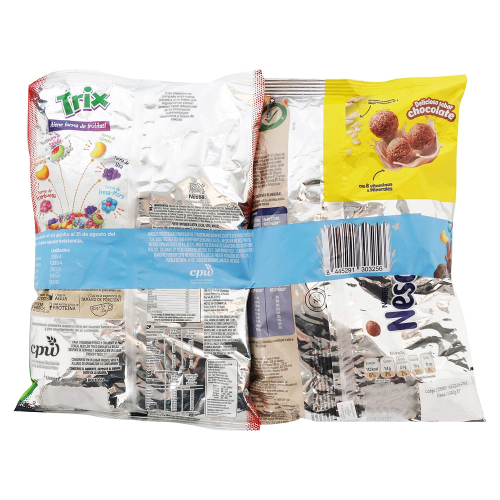 Comprar Cereal Nesquik Más Trix 2 Pack - 680 g | Walmart Costa Rica ...