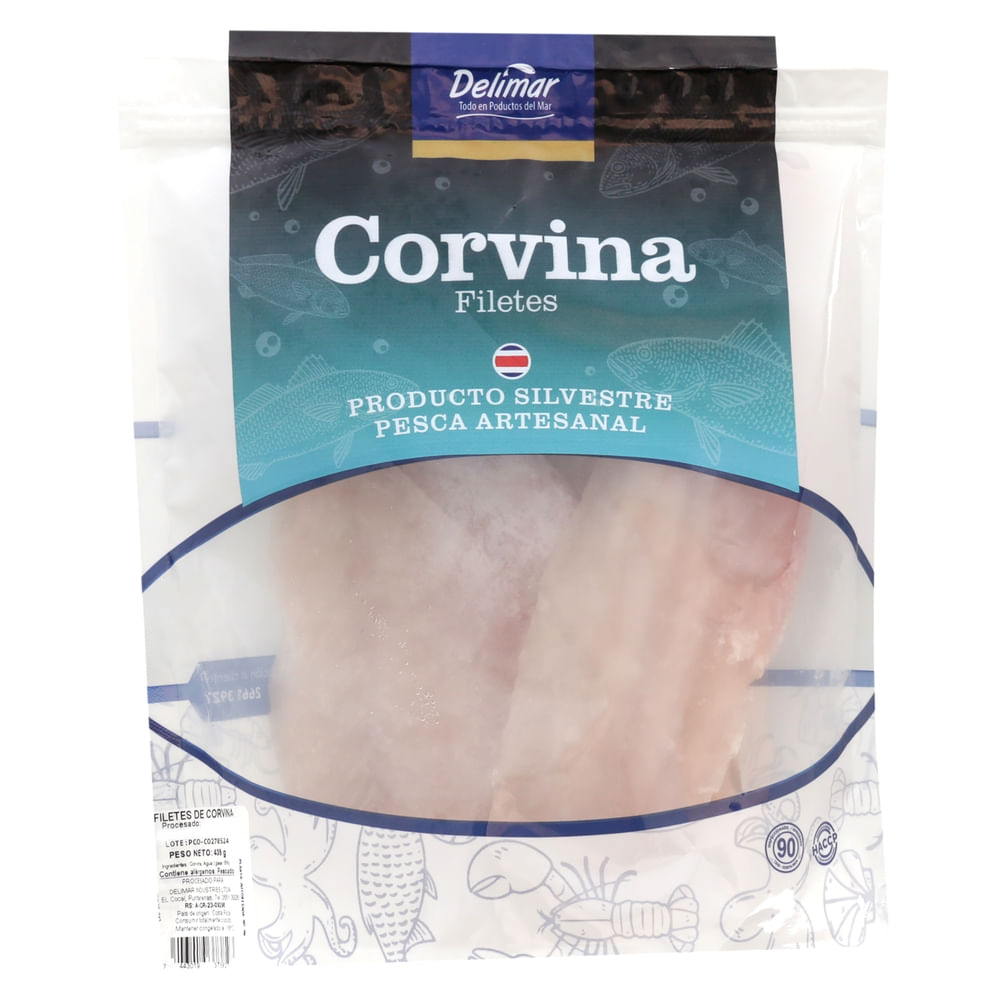 Comprar Filete Corvina Delimar 500 Gr | Walmart Costa Rica