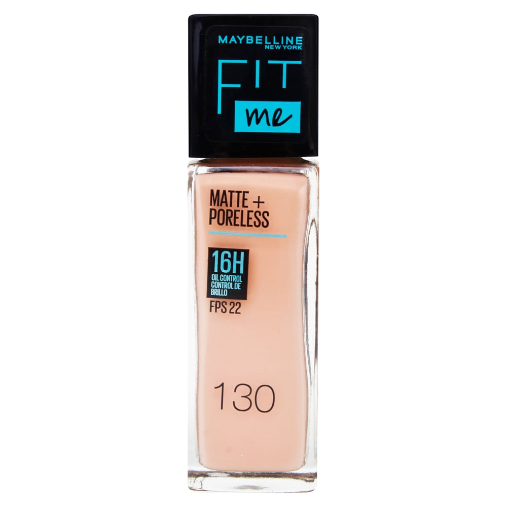 Comprar Base Maybelline fit me mate y sin poros tono 130 - 30 ml ...