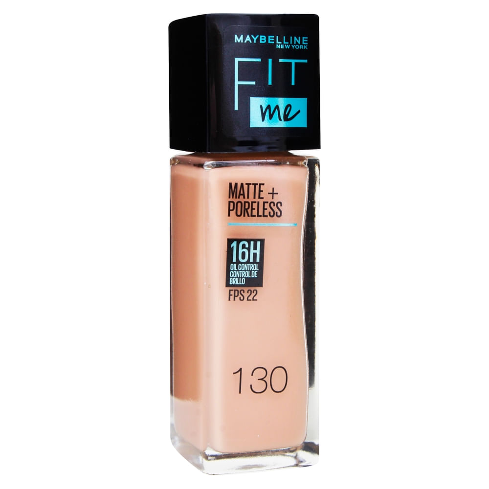 Comprar Base Maybelline fit me mate y sin poros tono 130 - 30 ml ...