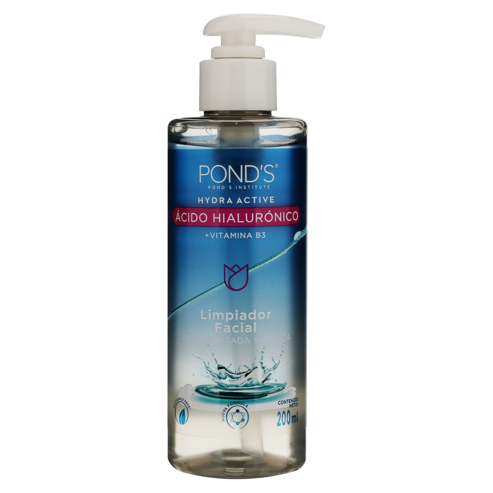 Comprar Limpiador Facial Ponds Ácido Hialurónico - 200 ml | Walmart ...