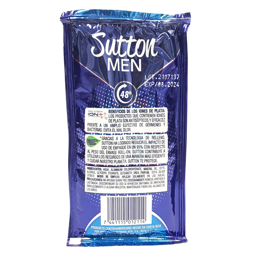 Comprar Desodorante Sutton Hombre Original Refil - 50gr | Walmart Costa ...