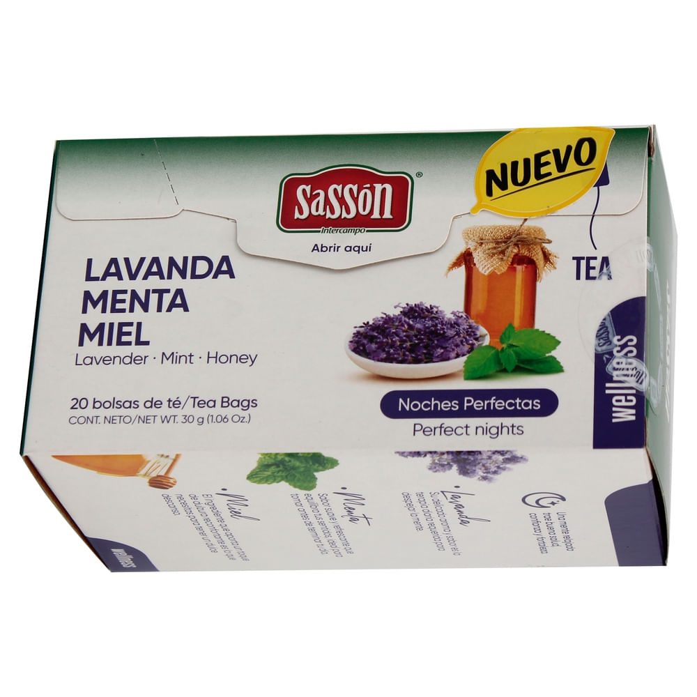 Té Sasson Lavanda Menta Miel -30 g - Walmart | Costa Rica