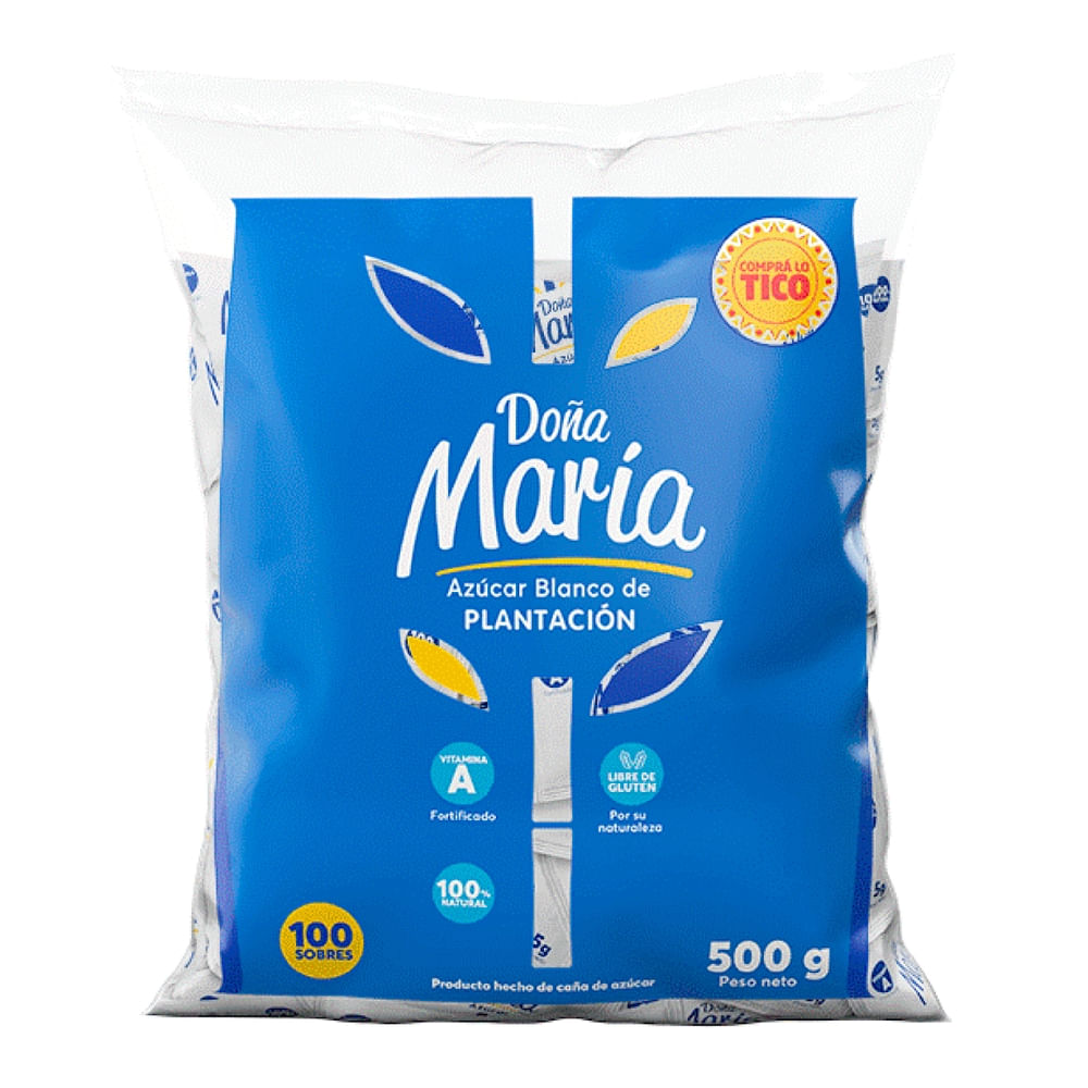 Comprar Azúcar Doña María 100% Natural 100 sobres - 500 g | Walmart ...