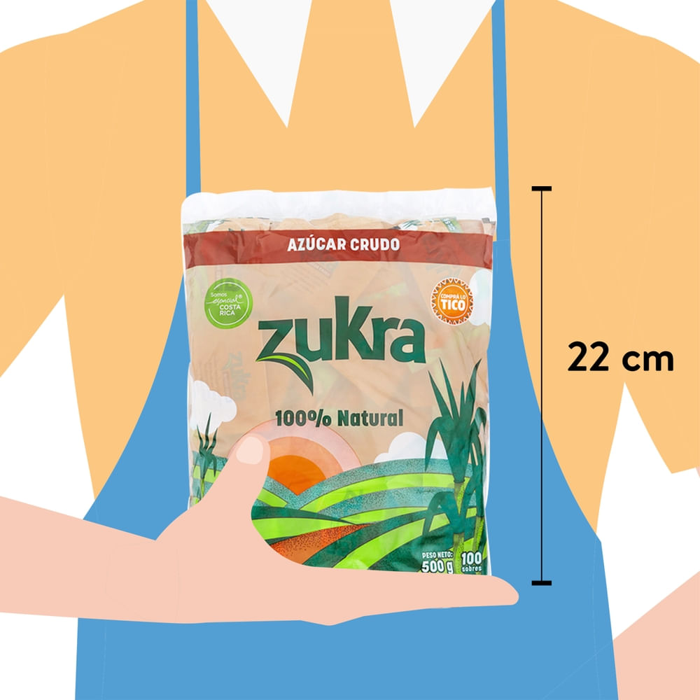 Comprar Azúcar Zukra Crudo Sobres 100 Uds - 500g | Walmart Costa Rica ...