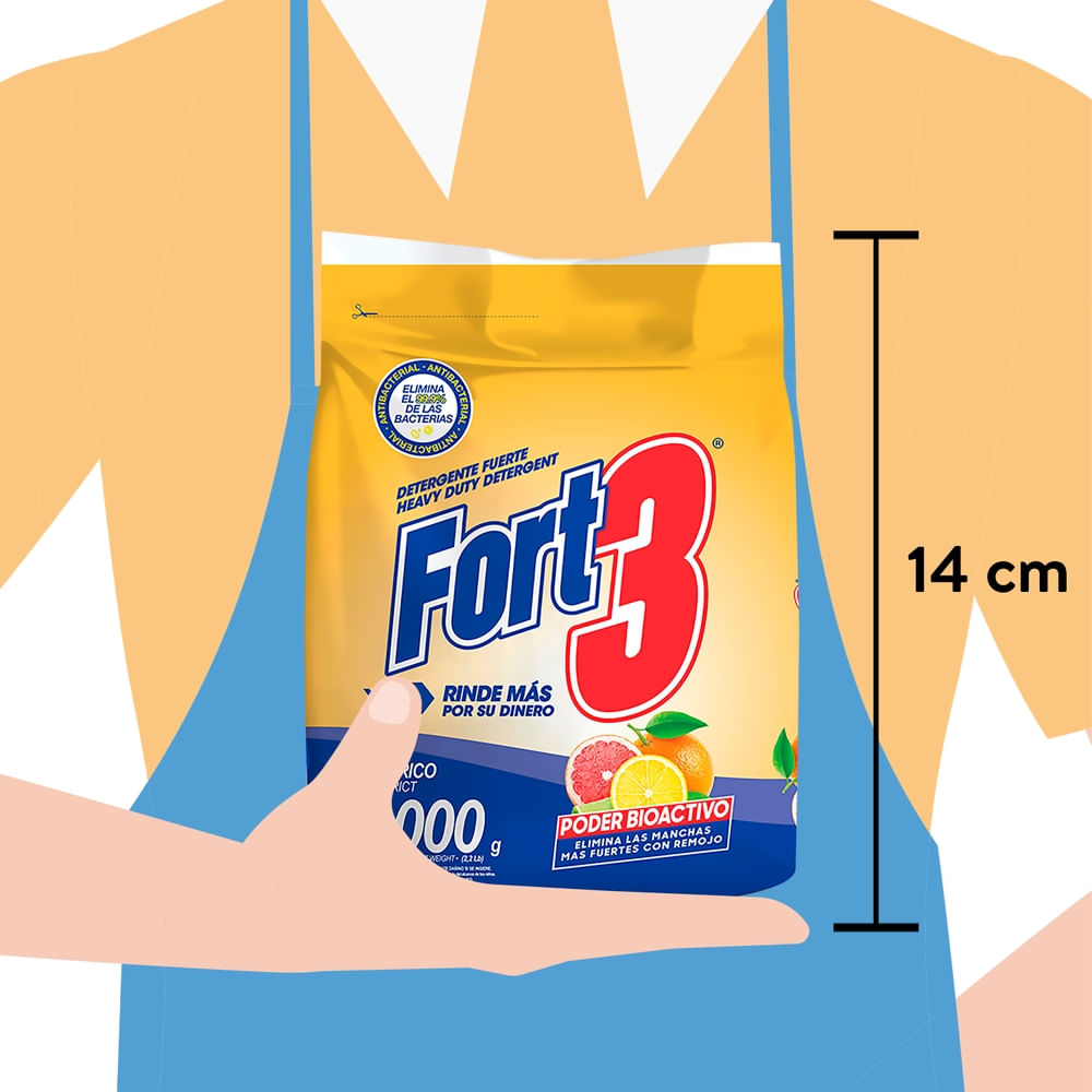 Comprar Detergente Fort3 Poder Bioactivo -1000gr | Walmart Costa Rica ...