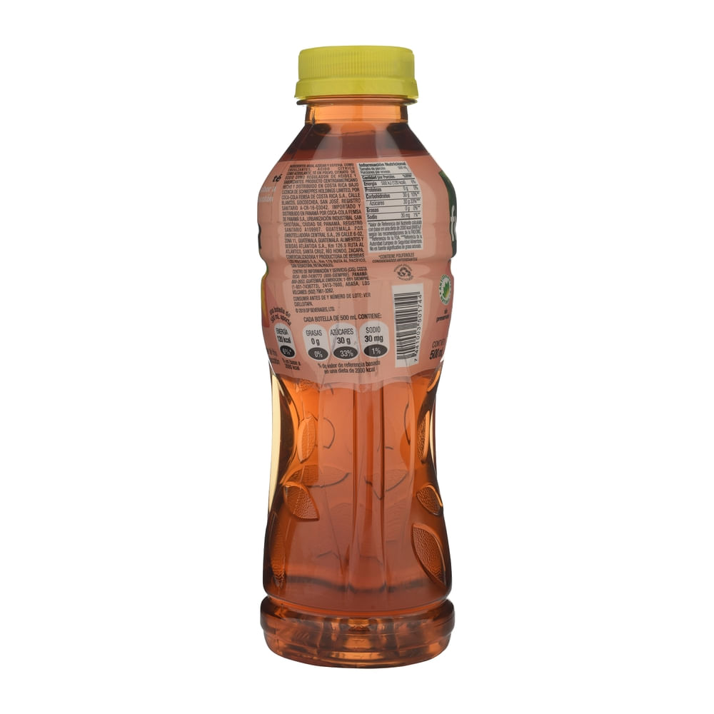 Comprar Refresco Fuze Tea Té Negro Melocotón - 500 ml | Walmart Costa ...