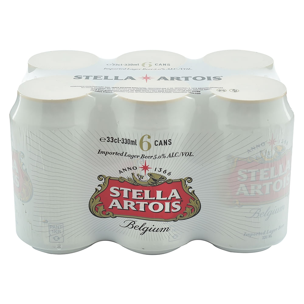 Comprar 6 Pack Cerveza Stella Artois Lata - 1980ml | Walmart Costa Rica - Masxmenos | Costa Rica