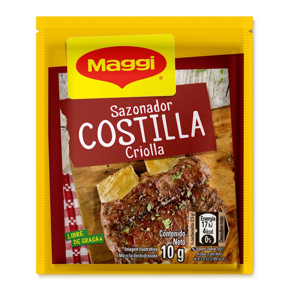 Comprar Consomé Maggi Costilla Criolla 5 Unidades - 50 g | Walmart ...
