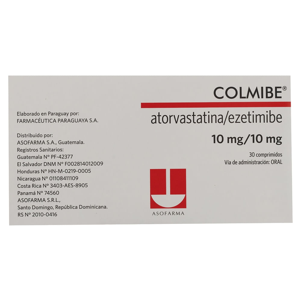 Comprar Colmibe 10/10 Mg X 30 Tabletas | Walmart Costa Rica - Walmart ...