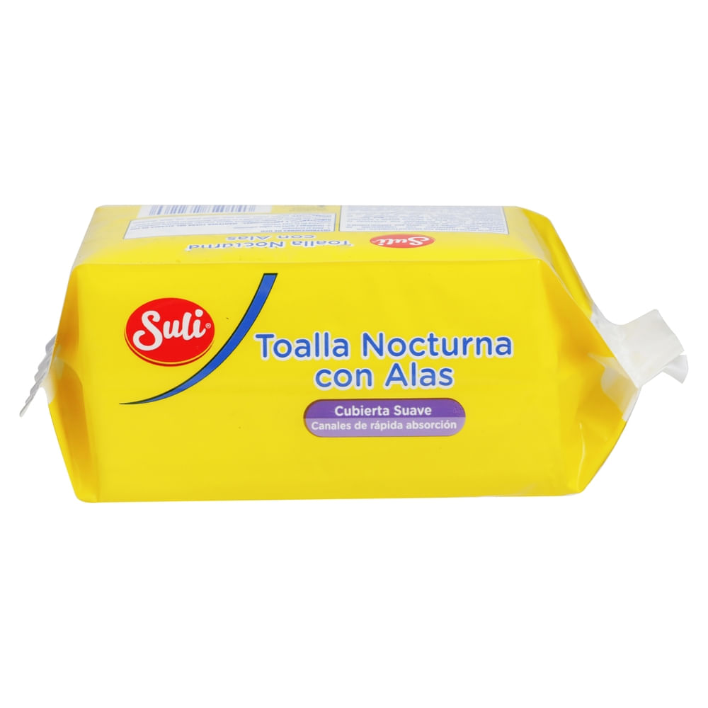 Comprar Toalla Femenina Suli Nocturna con Alas - 10 Unidades | Walmart ...