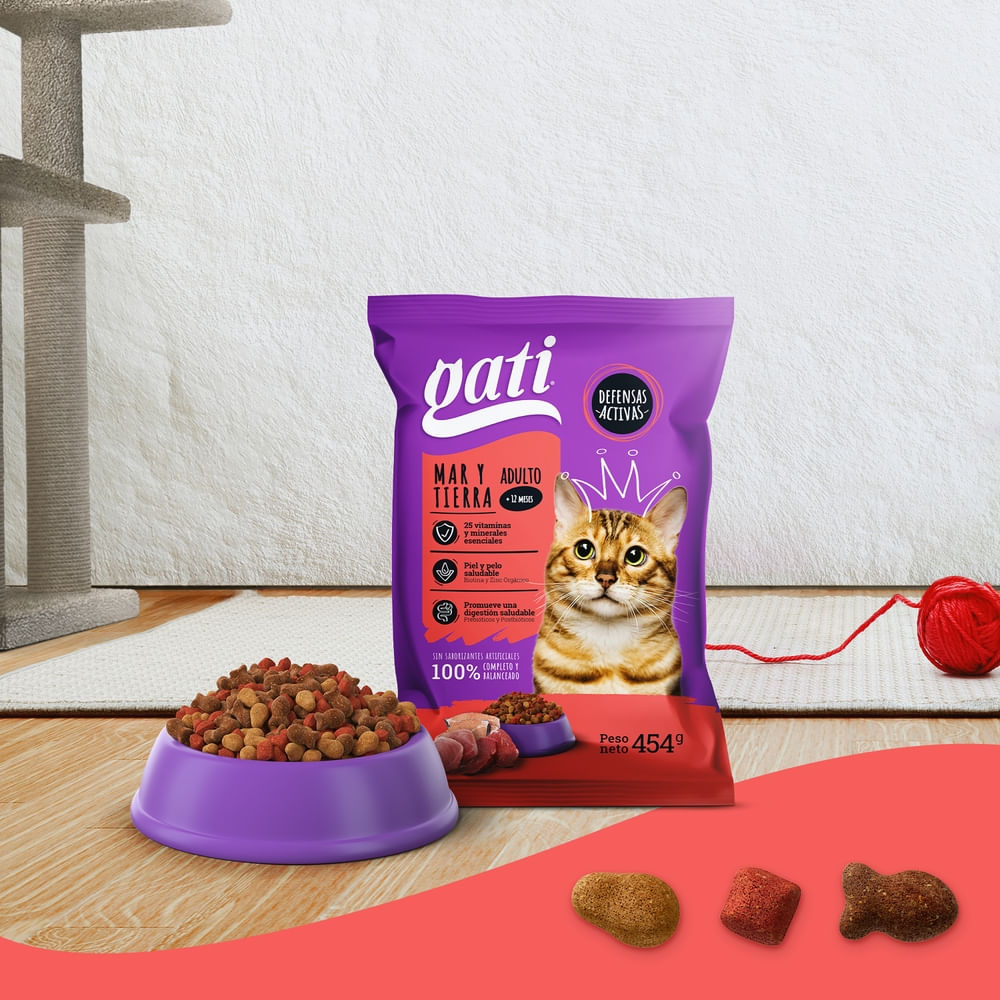 Comprar Alimento Gati para Gatos Mar Y Tierra - 454 g | Walmart Costa ...