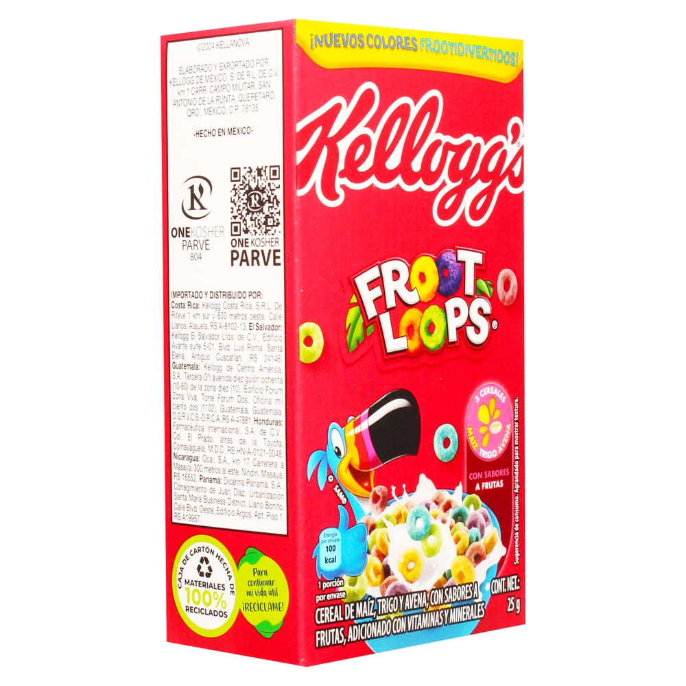 Comprar Cereal Kellogg's froot loops caja - 25 g | Walmart Costa Rica