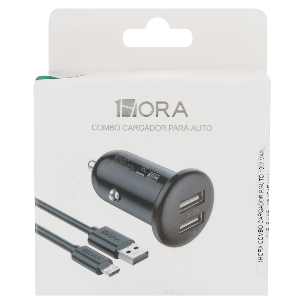 Comprar Cargador 1Hora GAR111 para auto duo USB | Walmart Costa Rica ...