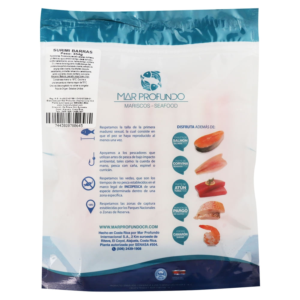 Comprar Surimi Barra Mar Profundo 454 G Ea | Walmart Costa Rica ...